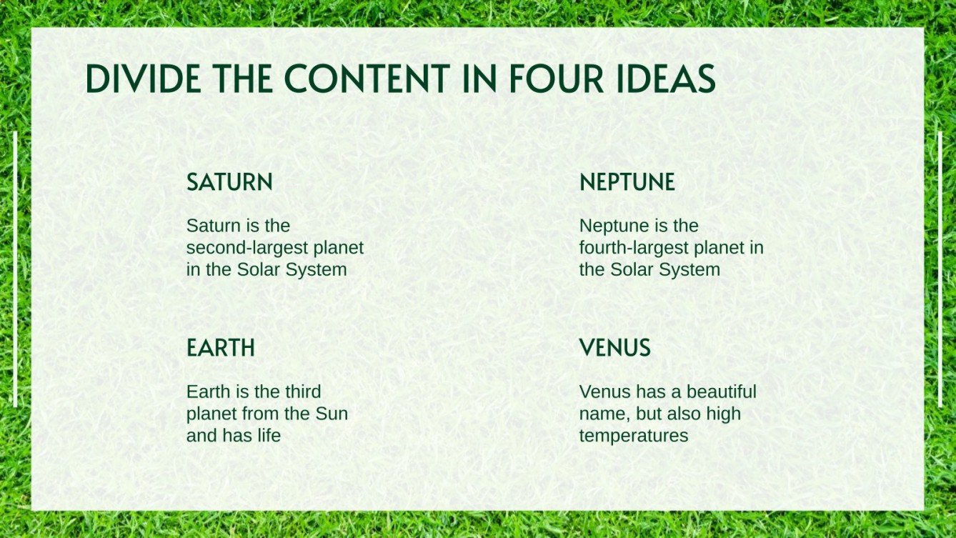 Green Grass Theme Presentation