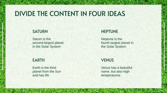 Green Grass Theme Presentation