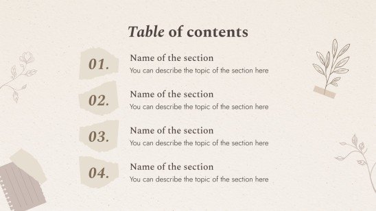 Light Academia Aesthetic Design Inspiration Presentation