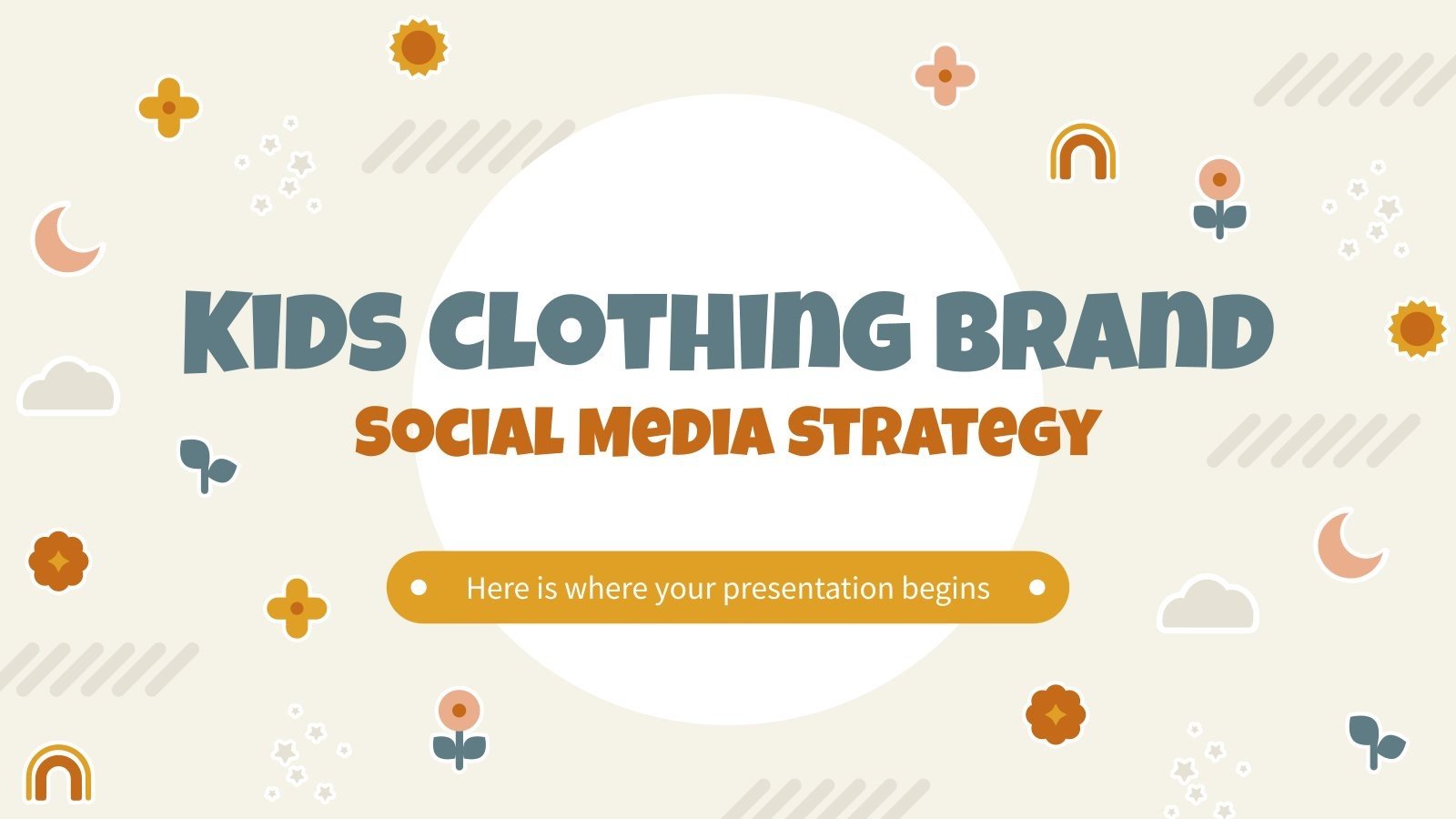 Kids Clothing Brand Social Media Strategy Presentation
