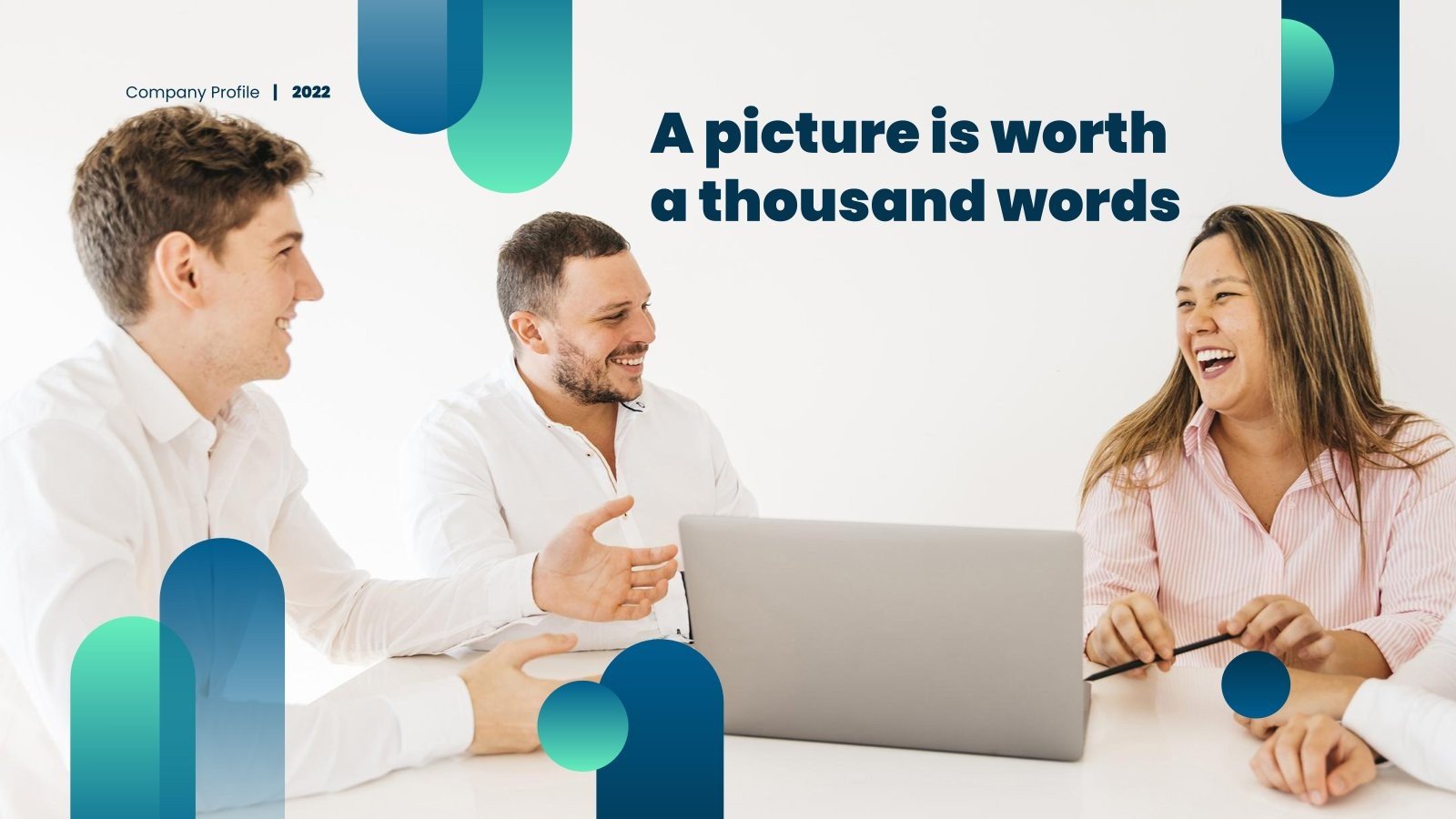 Soft Color Gradients Style Company Profile Presentation