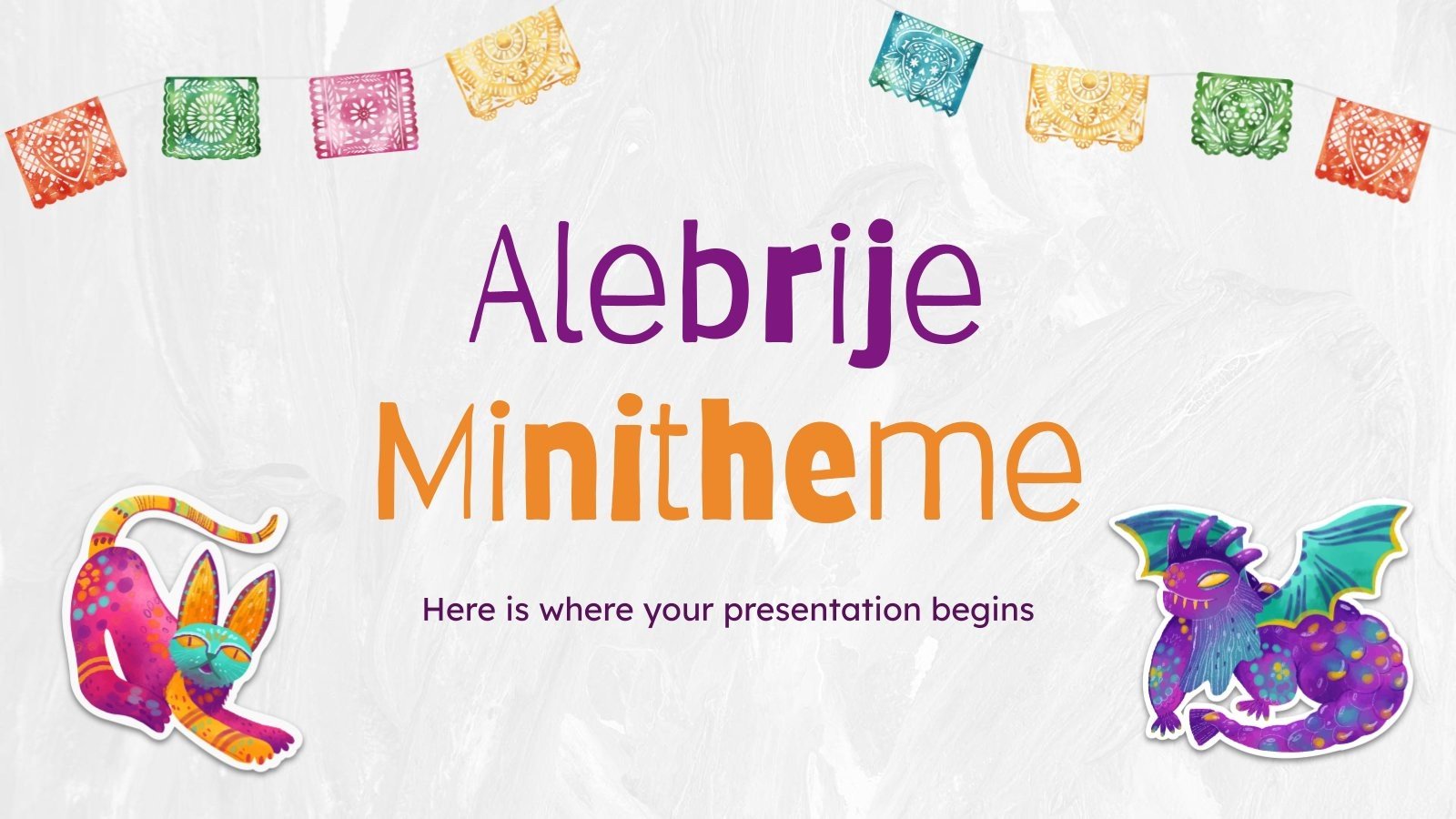 Alebrije Minitheme Presentation