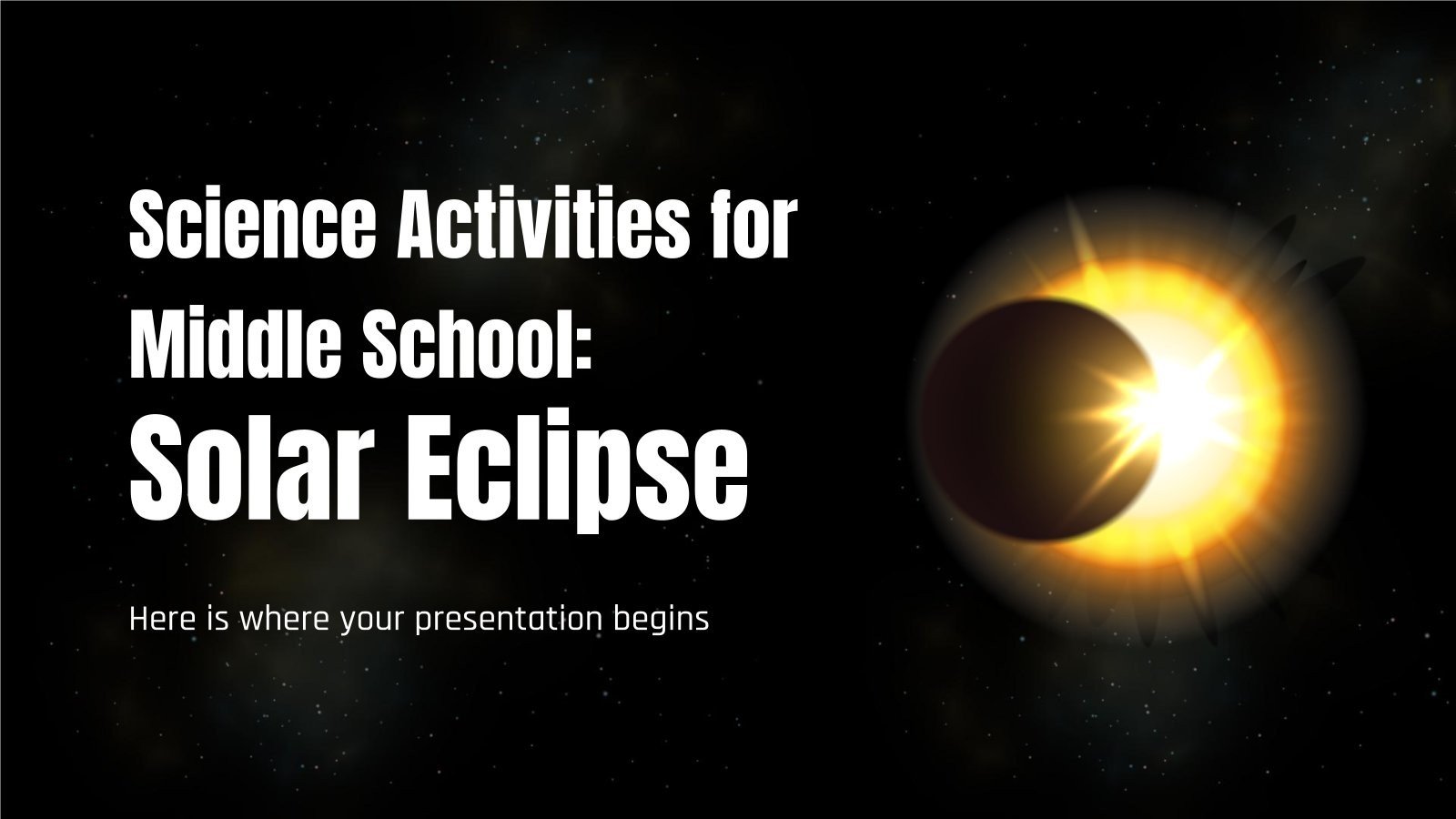 Science Activities for Middle School: Solar Eclipse