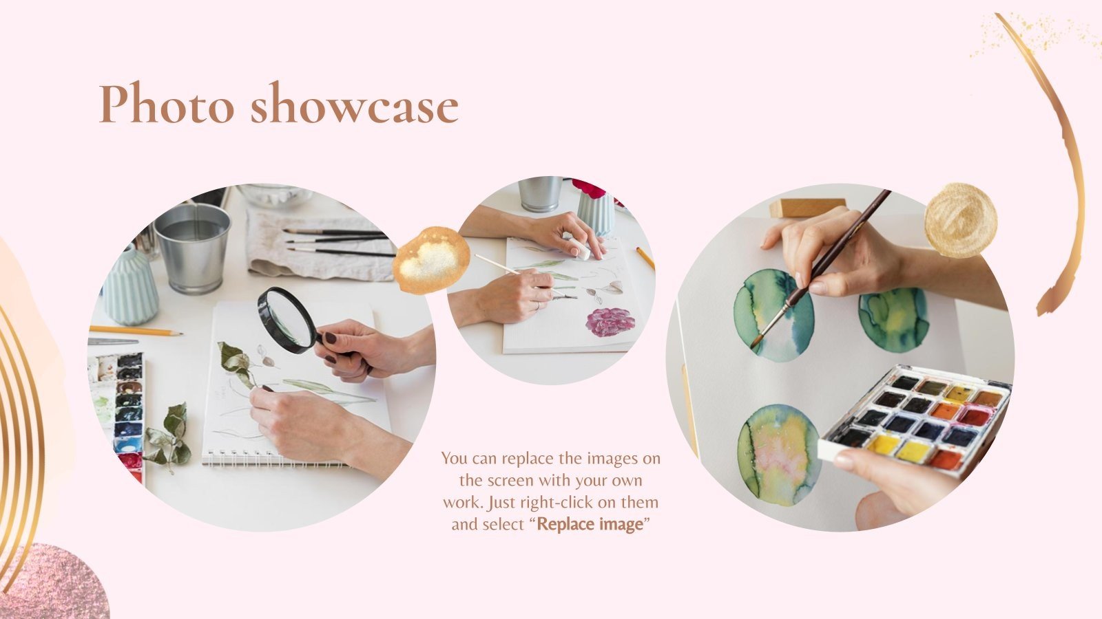 Elegant Watercolor Portfolio Presentation