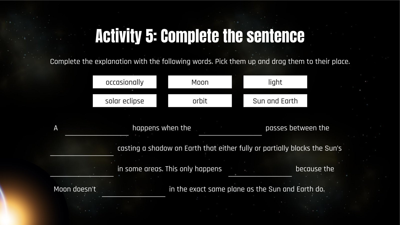 Science Activities for Middle School: Solar Eclipse