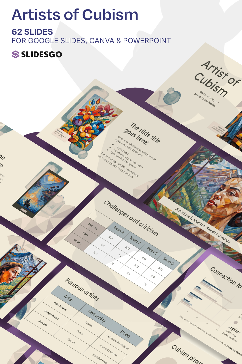 Artists of Cubism Presentation