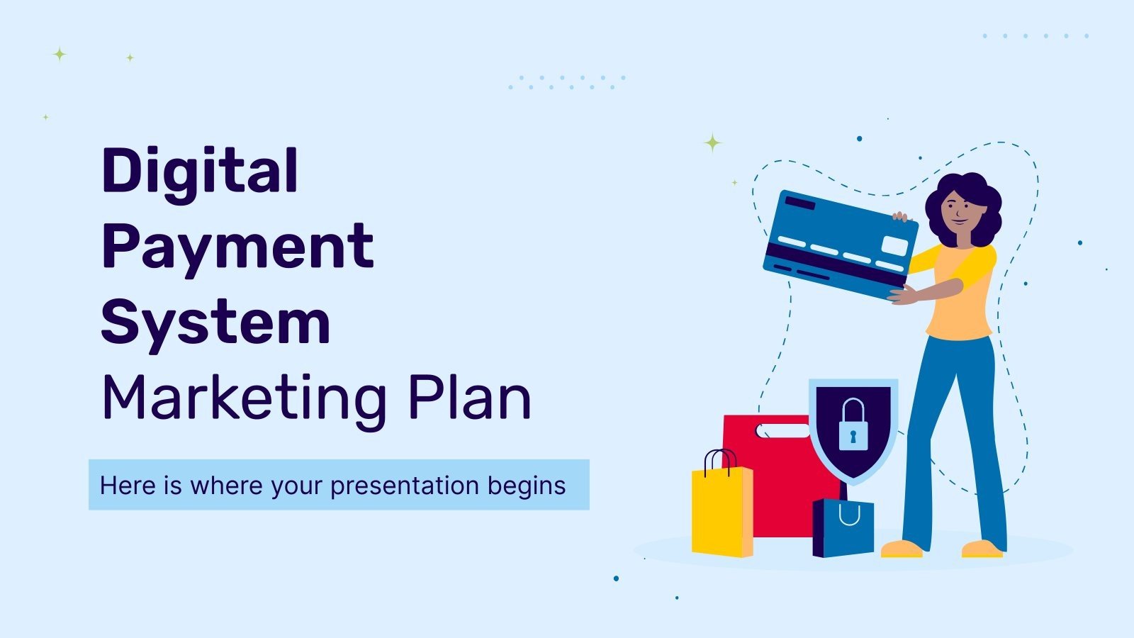 Digital Payment System Marketing Plan Presentation