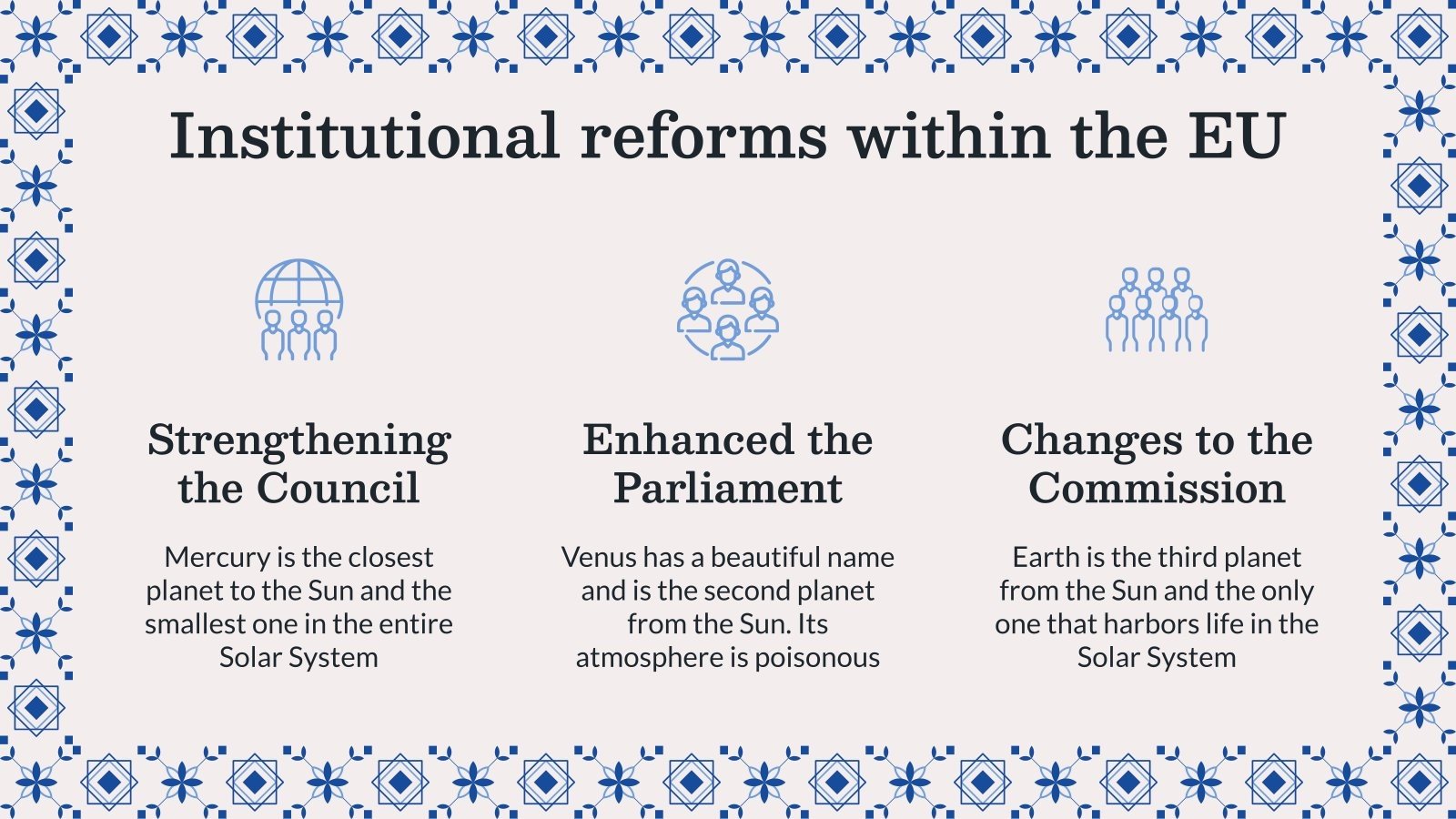 International Treaties: Treaty of Lisbon Presentation