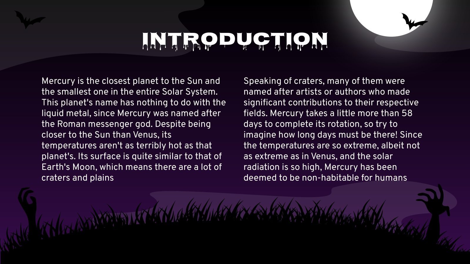 Zombie Apocalypse Minitheme Presentation