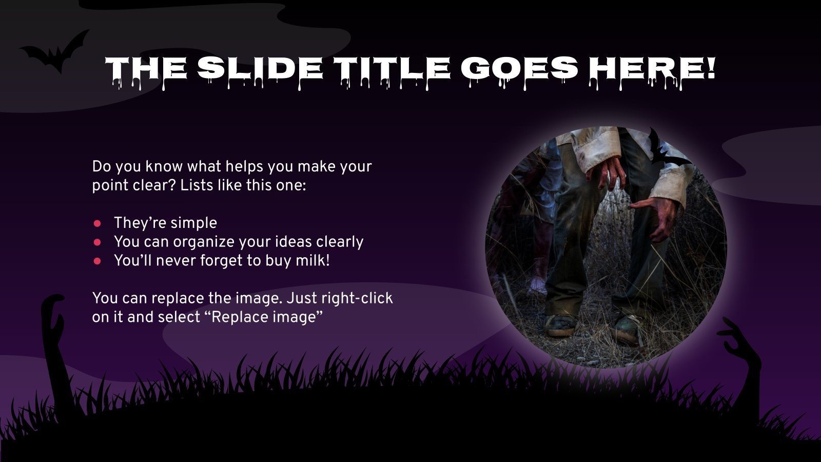 Zombie Apocalypse Minitheme Presentation