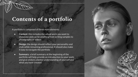 Dark Elegant and Stylish Portfolio Presentation