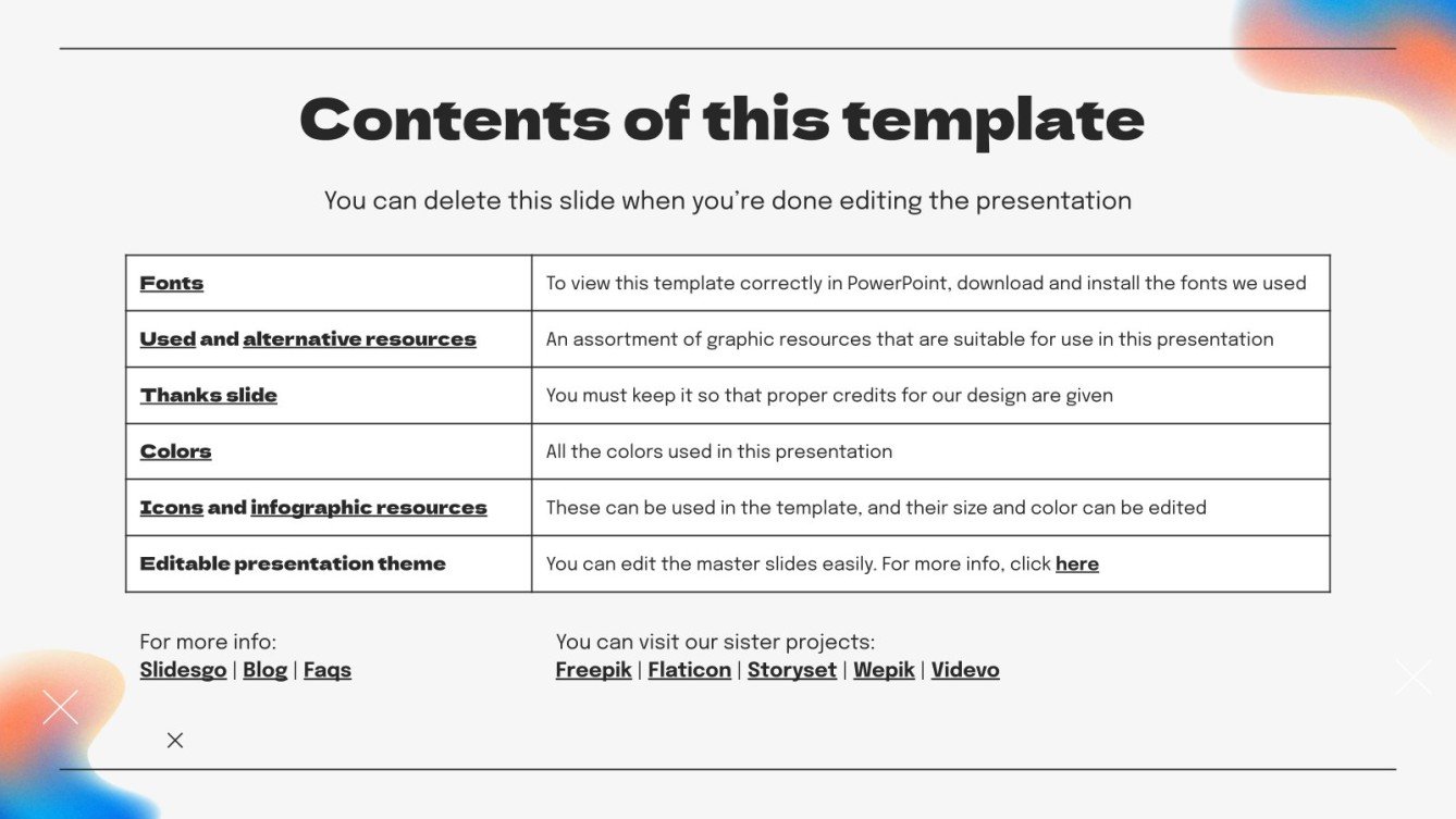 Abstract Gradient Blobs Portfolio Presentation