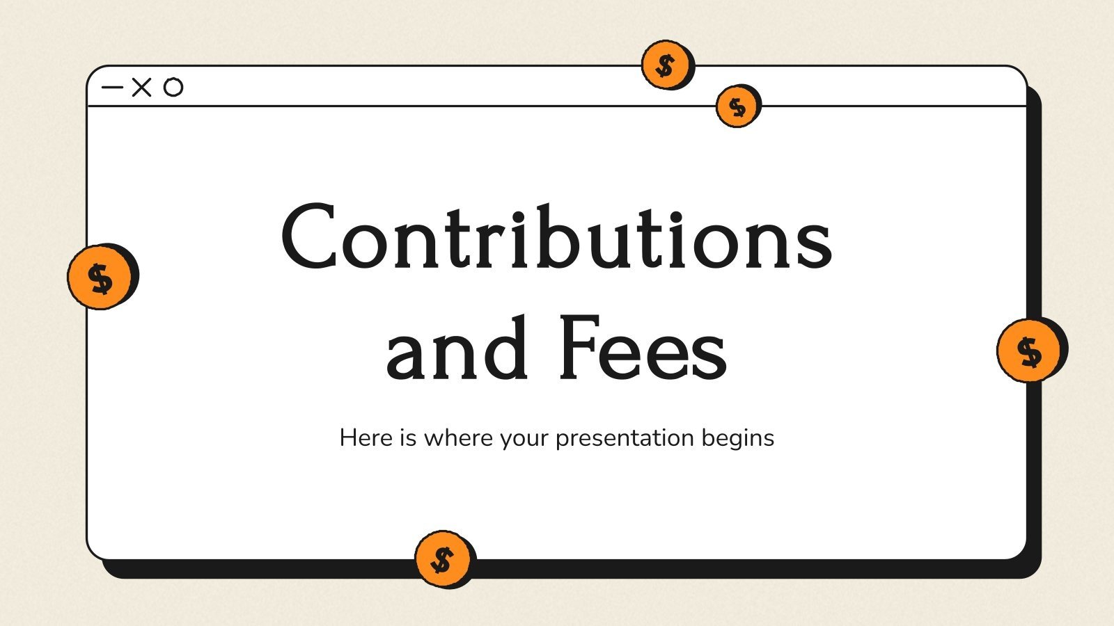 Contributions and Fees Presentation