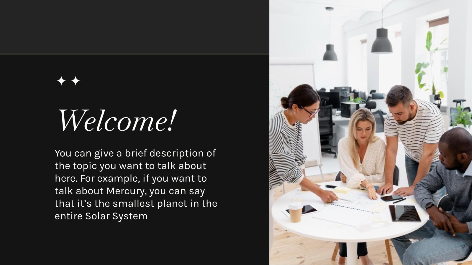 Elegant Conference Style Presentation Presentation