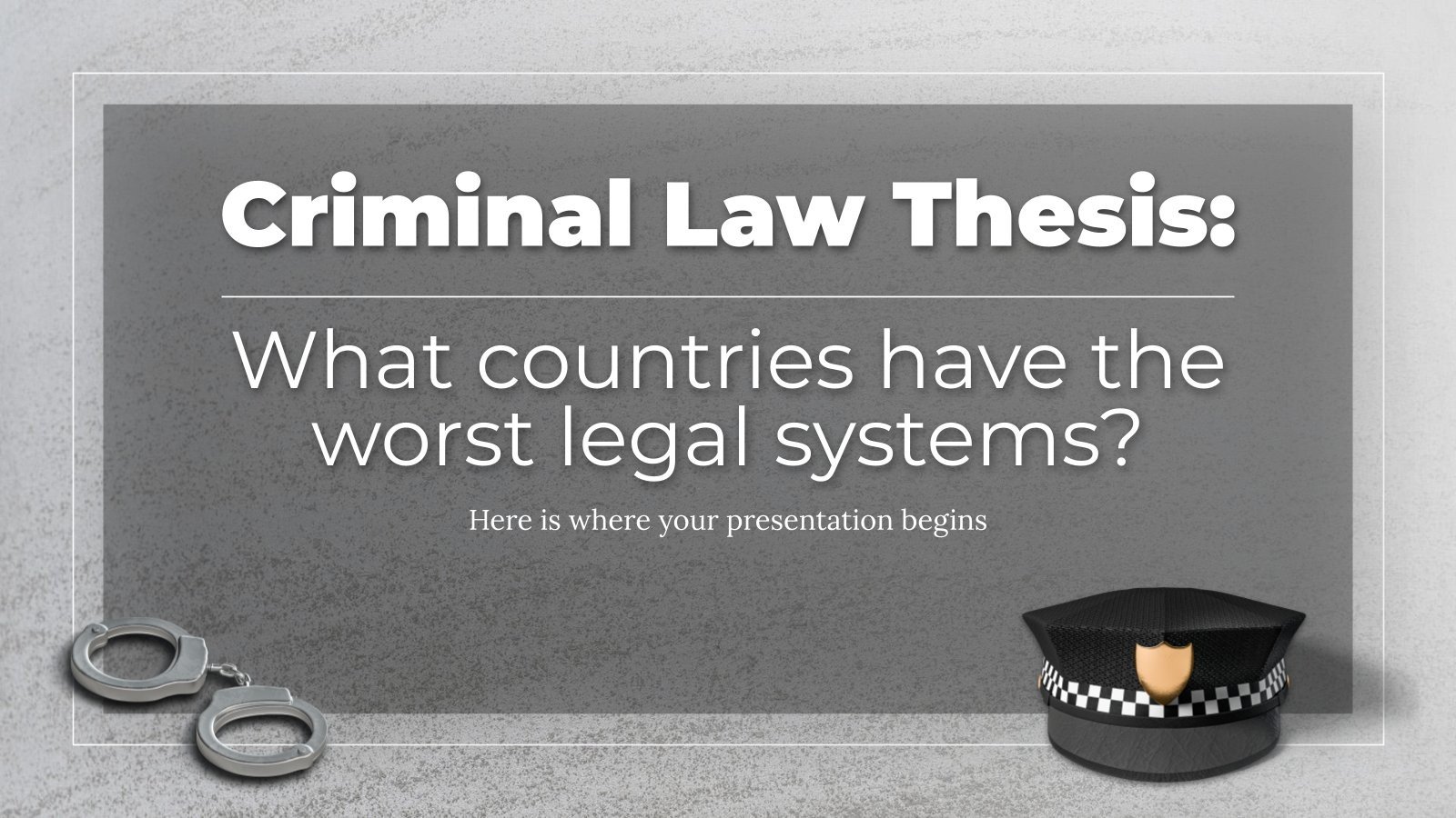 What countries have the worst legal systems?