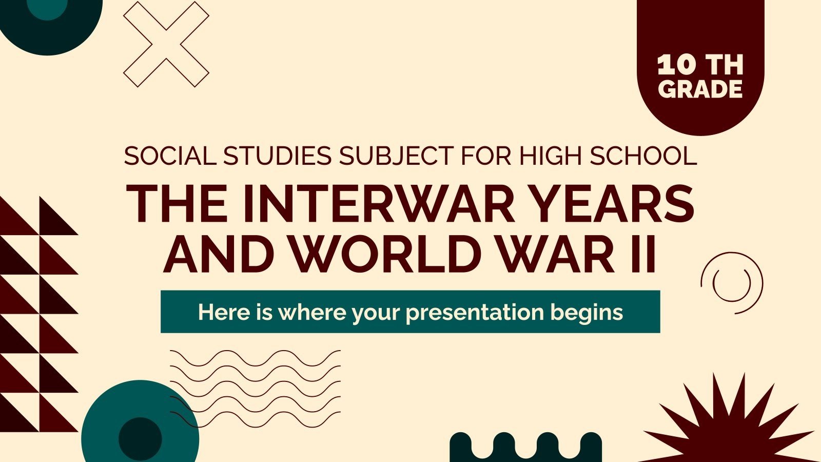 The Interwar Years and World War II Presentation