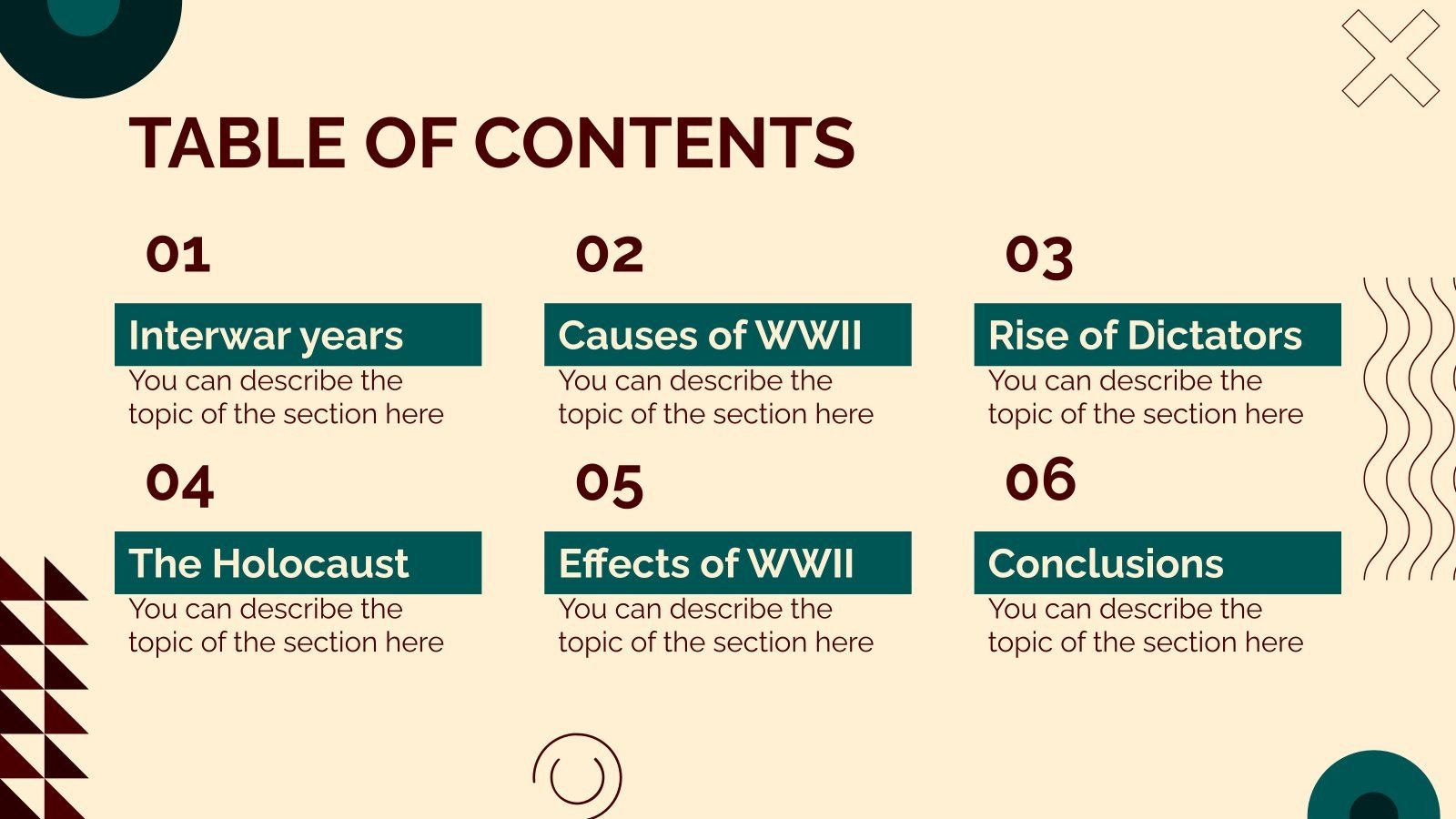 The Interwar Years and World War II Presentation