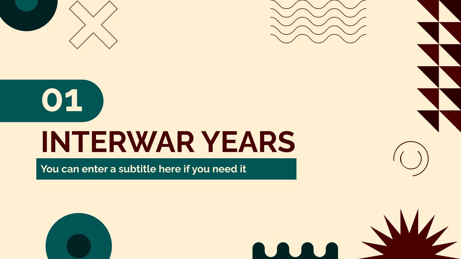 The Interwar Years and World War II Presentation