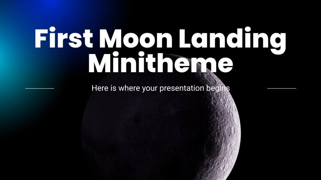 Free themes about the Moon for Google Slides & PowerPoint