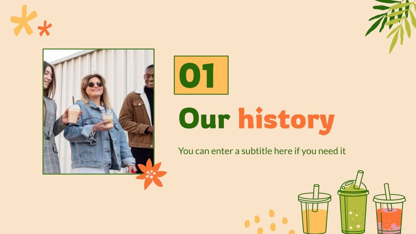 Bubble Tea & Coffee Shop Presentation