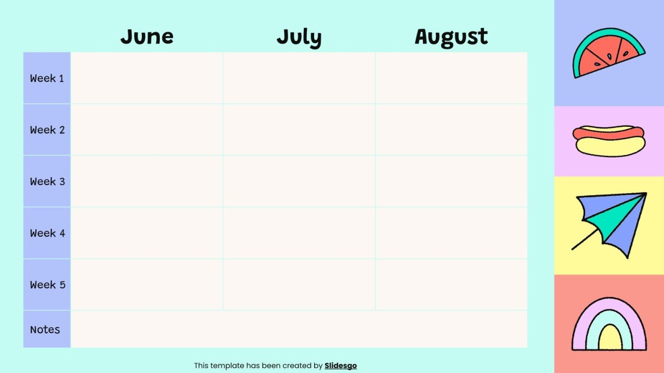 Summer Planner Presentation