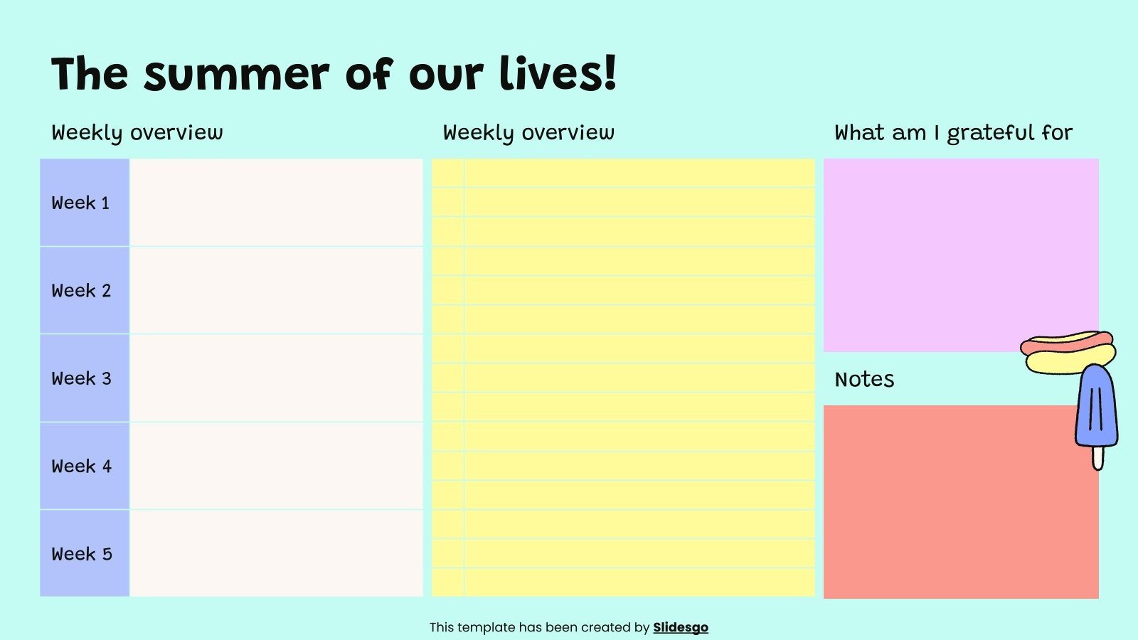 Summer Planner Presentation