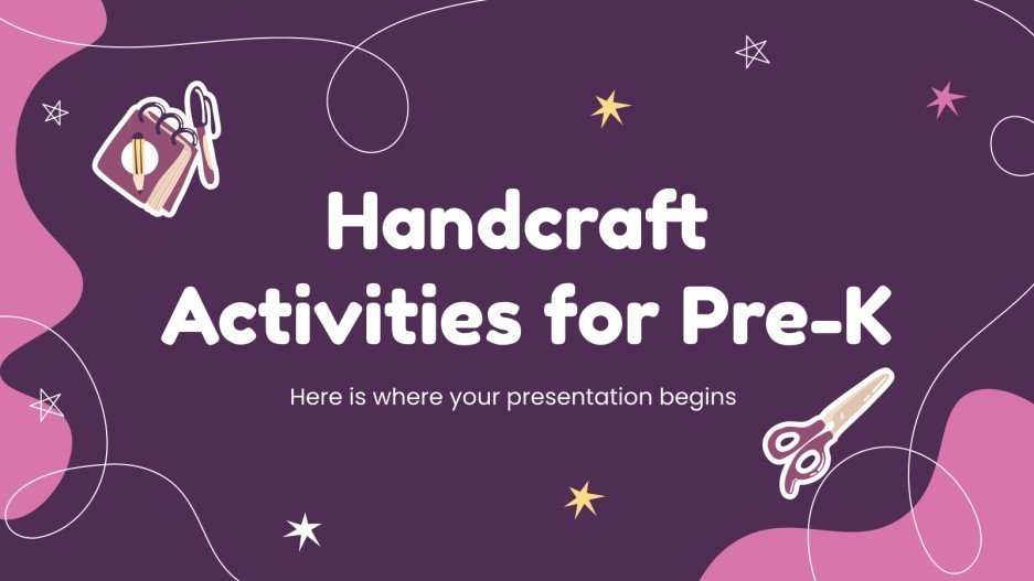 Handcraft Activities for Pre-K Presentation