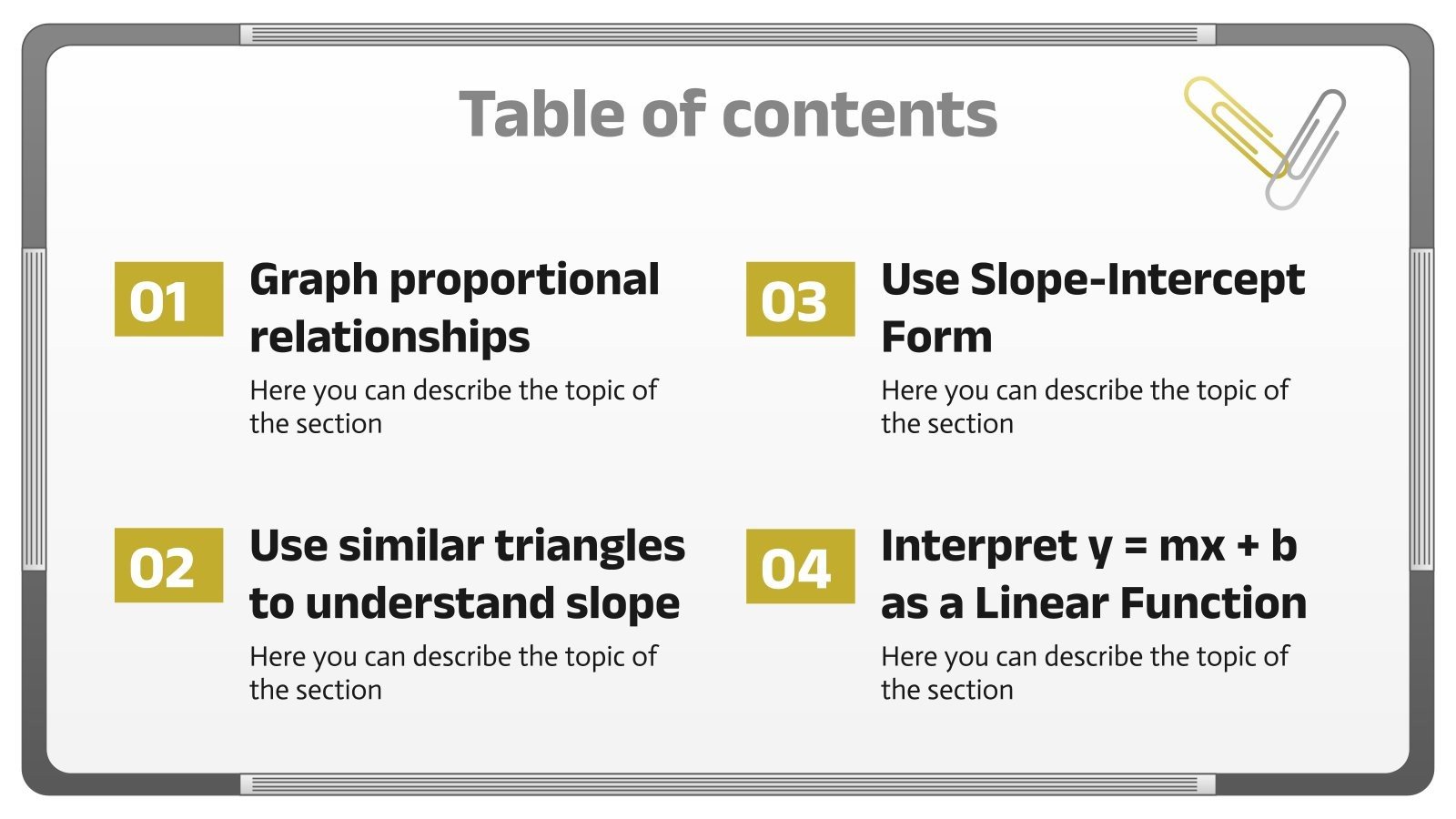 Math: Understanding, Using, and Interpreting Slope