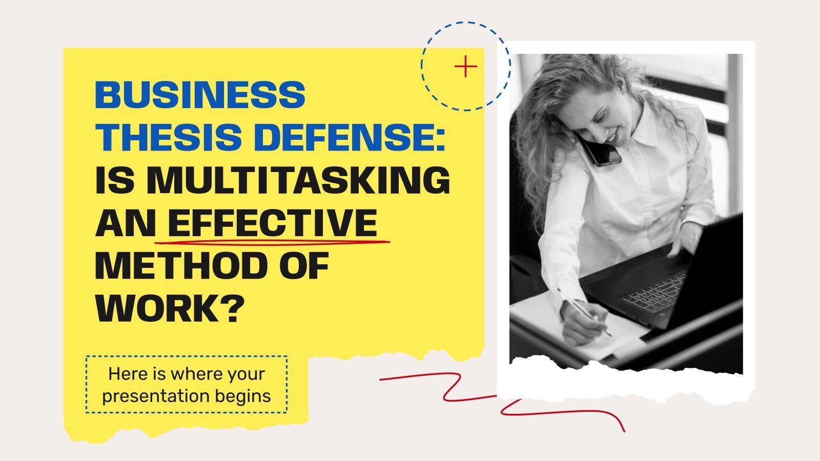 Thesis Defense: Is multitasking an effective method of work?