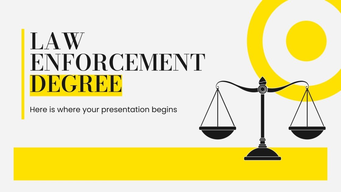 Law Enforcement Degree Presentation