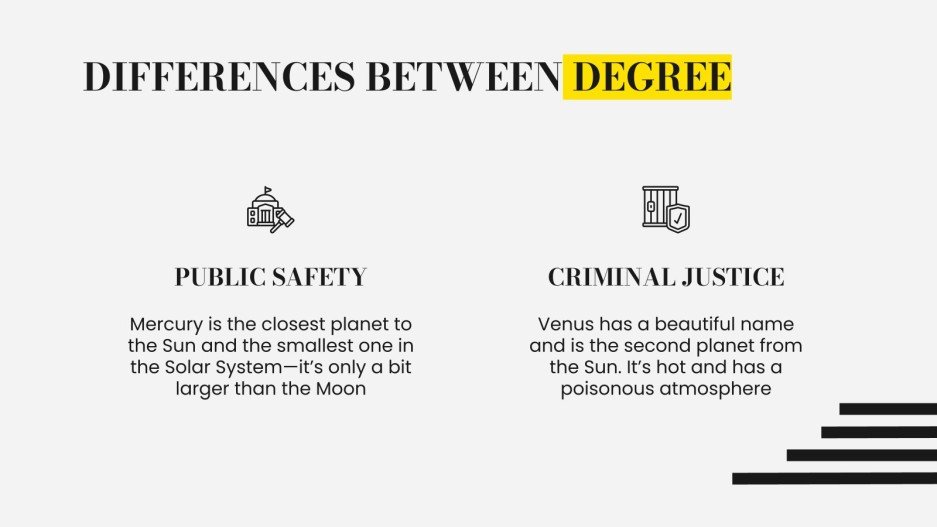 Law Enforcement Degree Presentation