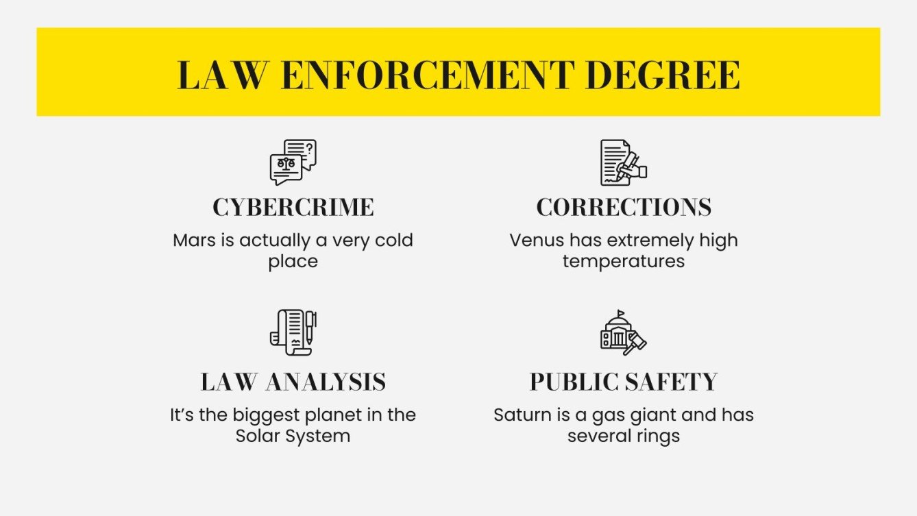 Law Enforcement Degree Presentation