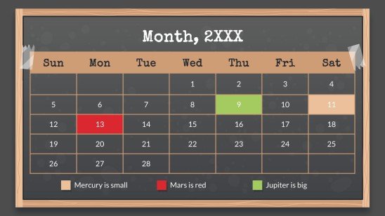 Top Secret Monthly Planner Presentation