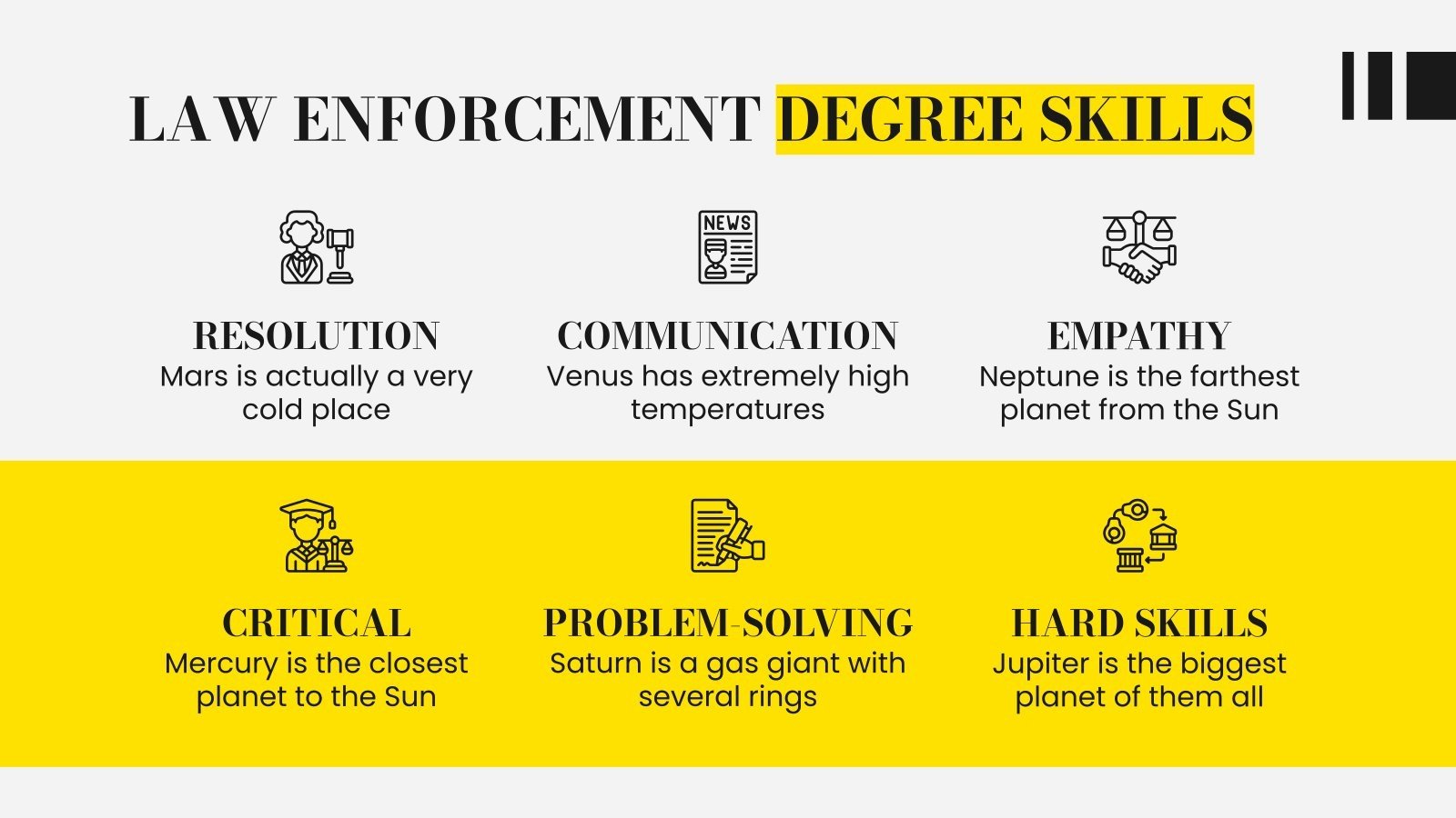 Law Enforcement Degree Presentation
