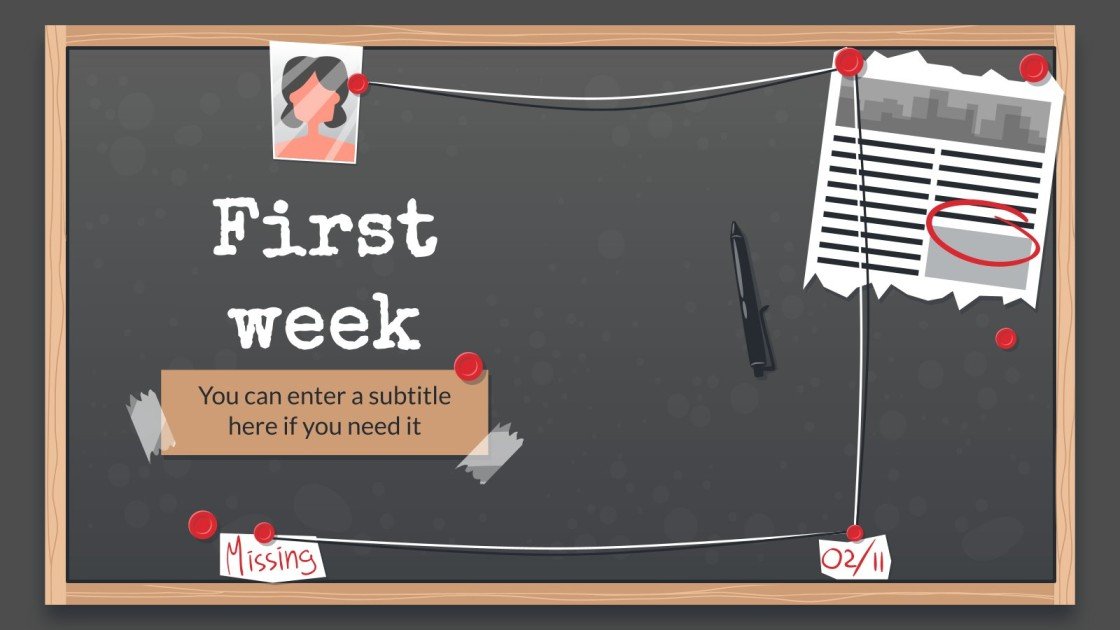 Top Secret Monthly Planner Presentation