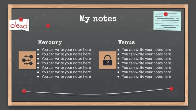 Top Secret Monthly Planner Presentation