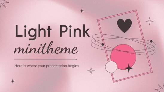 Light Pink Minitheme Presentation