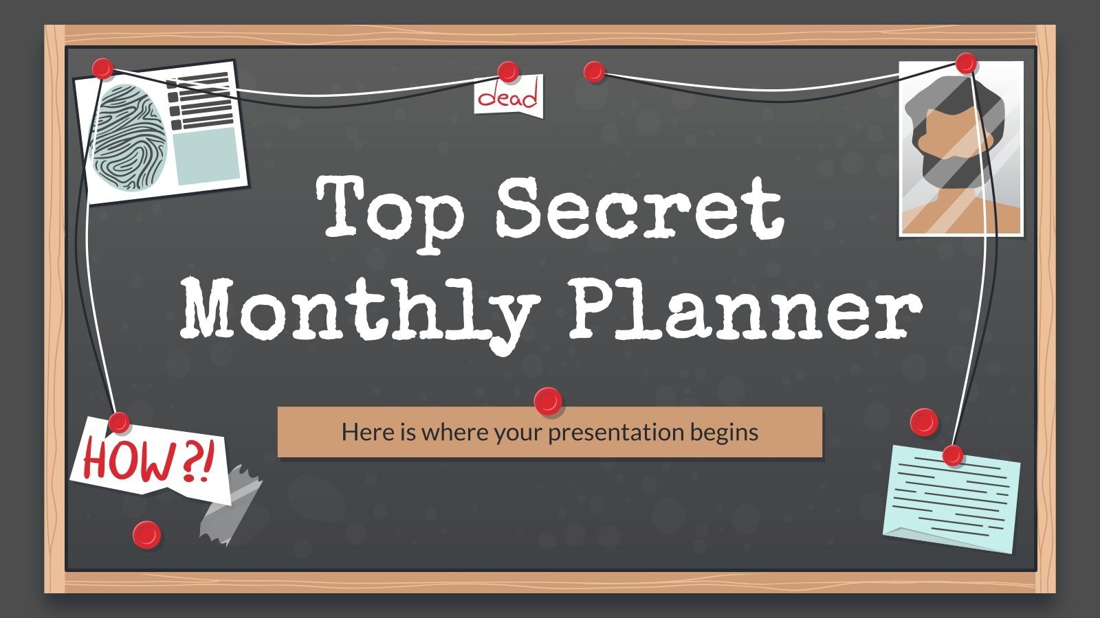 Free monthly planner templates for Google Slides & PowerPoint