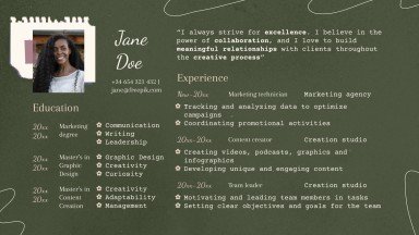 Cottagecore Mood Portfolio Presentation