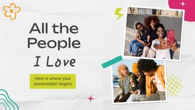 Plantilla gratis sobre la amistad para Google Slides y PPT