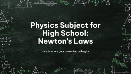 Physics Subject for High School: Newton's Laws Presentation