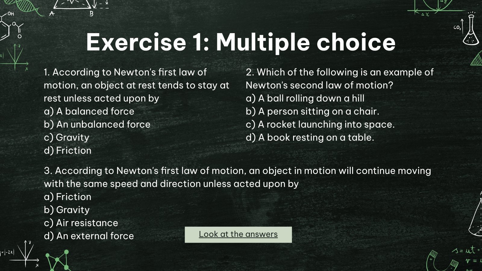 Physics Subject for High School: Newton's Laws Presentation