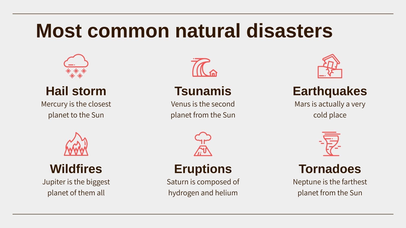 Biology Subject for Middle School: Natural Disasters - Hail