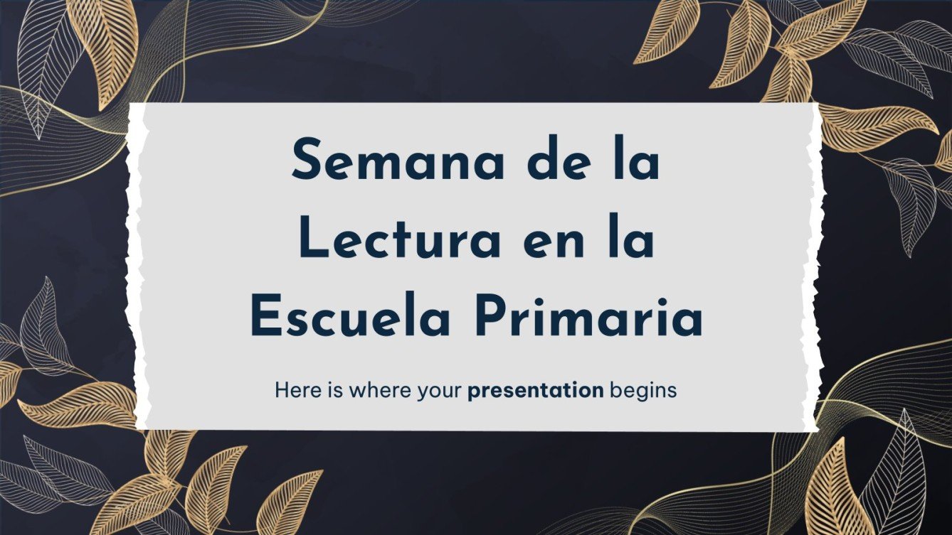 Plantillas gratuitas de Google Slides y PowerPoint sobre la lectura