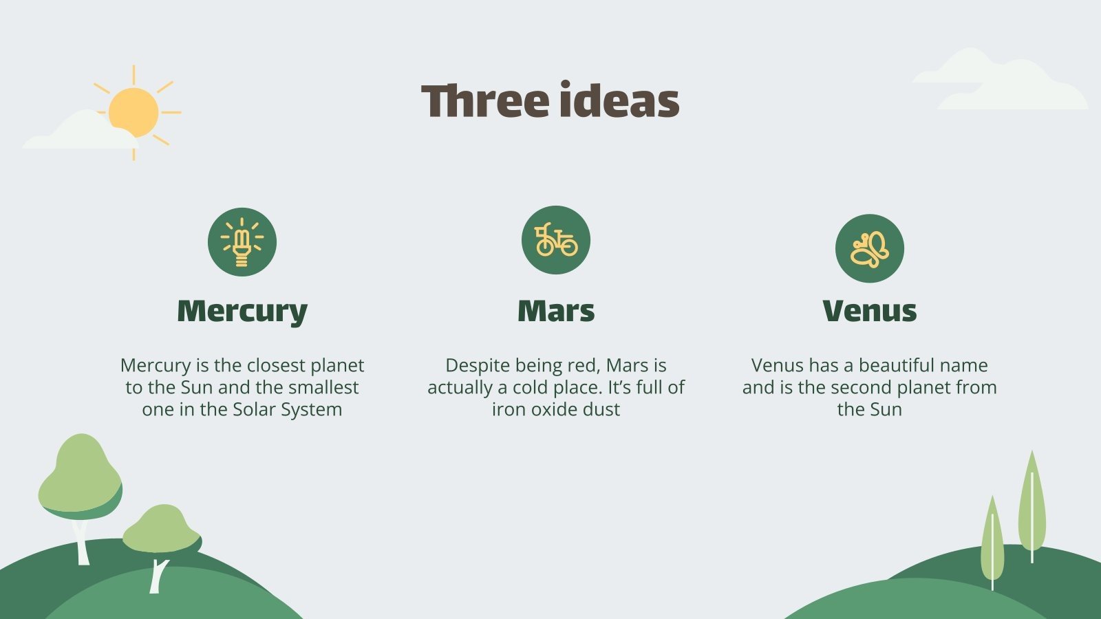 Environmental Minitheme Presentation