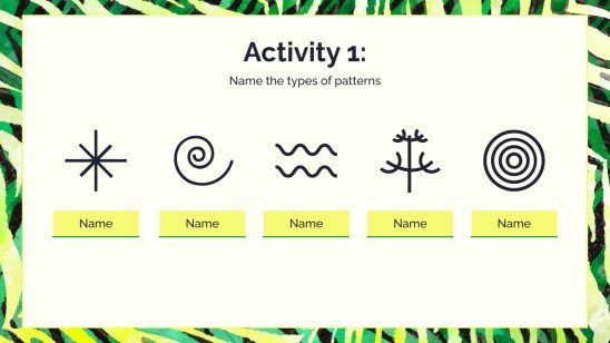 Art for Elementary School: Patterns in Nature Activities