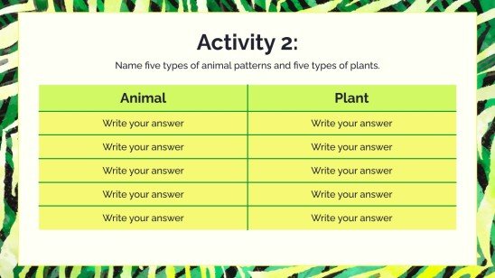 Art for Elementary School: Patterns in Nature Activities