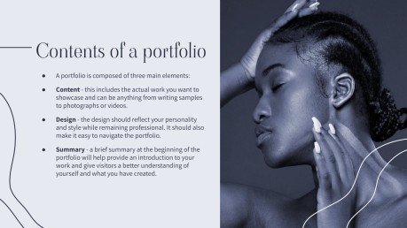 Minimalist and Clean Style Portfolio Presentation