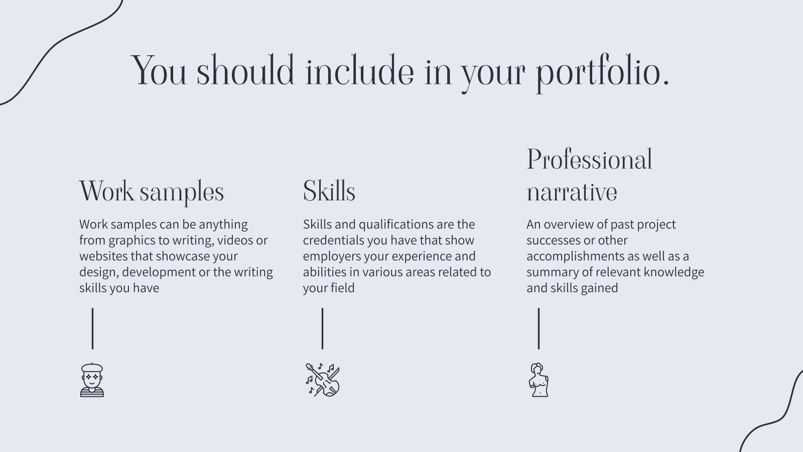 Minimalist and Clean Style Portfolio Presentation