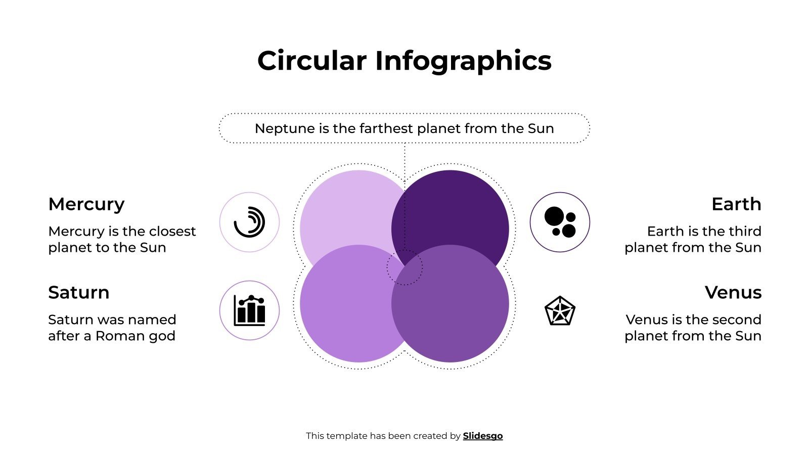 Circular Infographics template